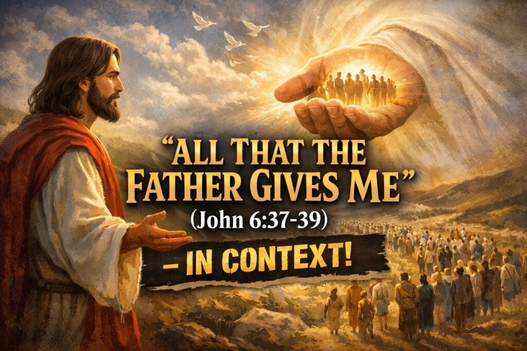 Answering Calvinism - All That the Father Gives Me (John 6:37-39)—in ...